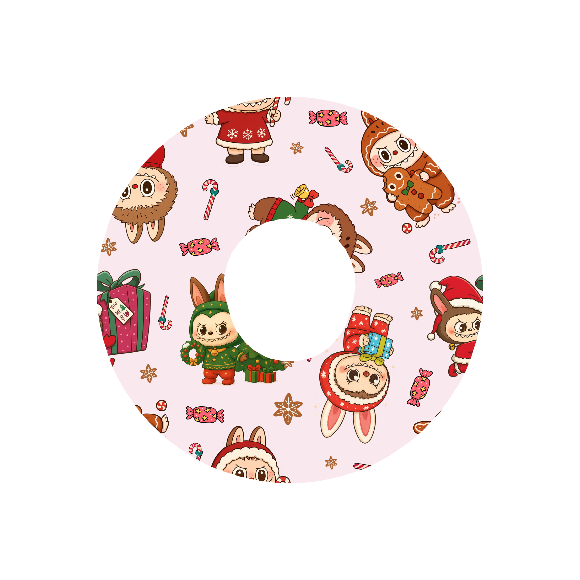 Labubu Christmas Patch – RockaDex