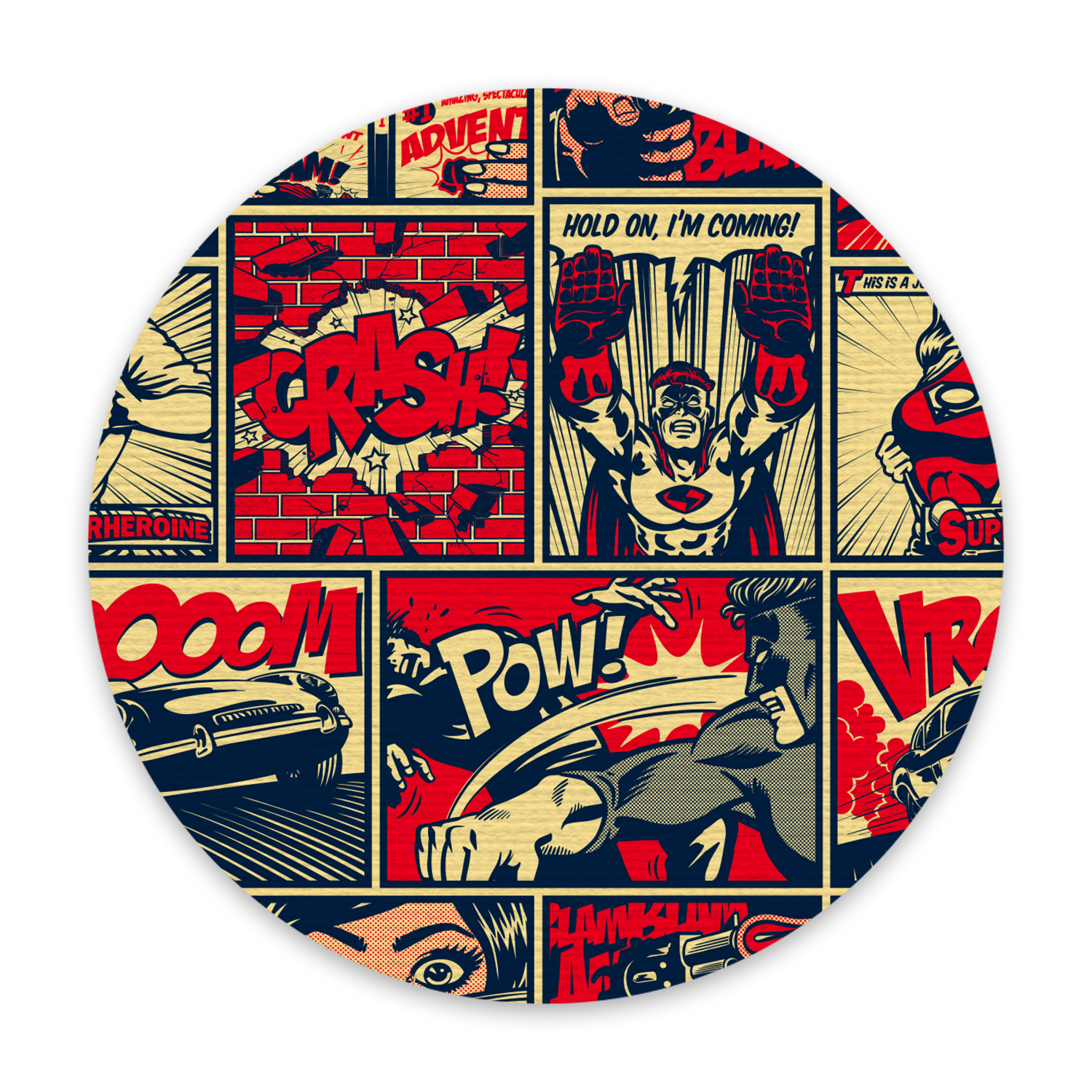 Pop Art Comic Patch – RockaDex