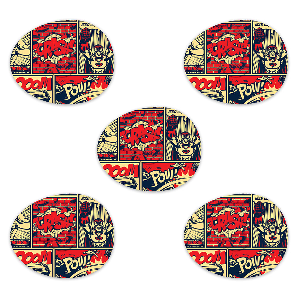 Freestyle Libre Pop Art Comic Design Patches – RockaDex