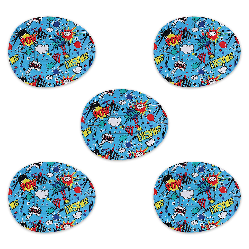 Dexcom Superhero Design Patches – RockaDex